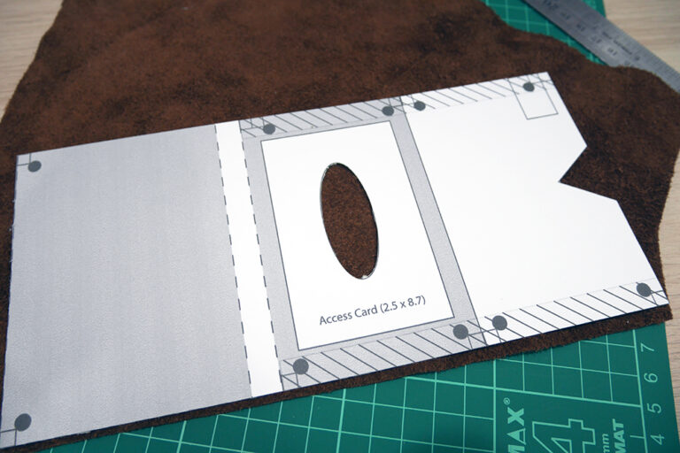 Making a key & card holder (free template) | my dainty dreams